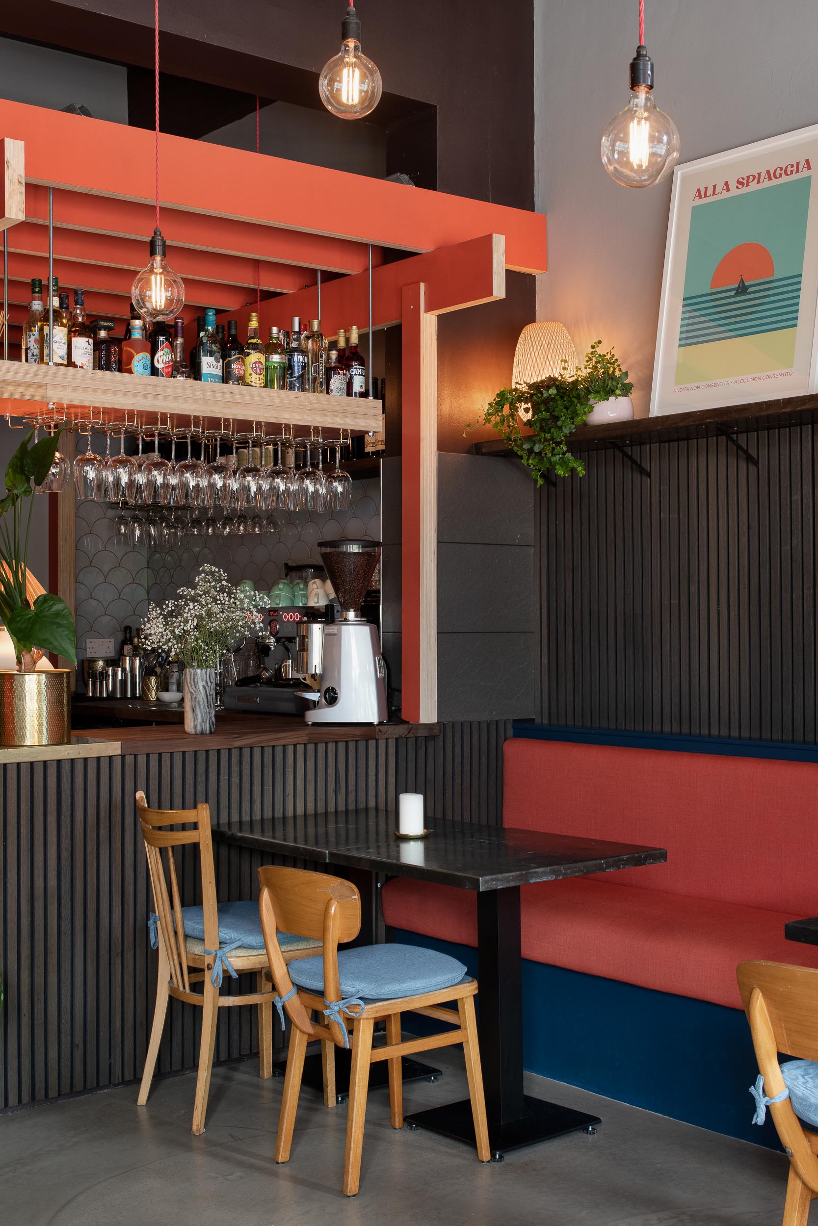 Tropea - restaurant interior design and build project - 2G